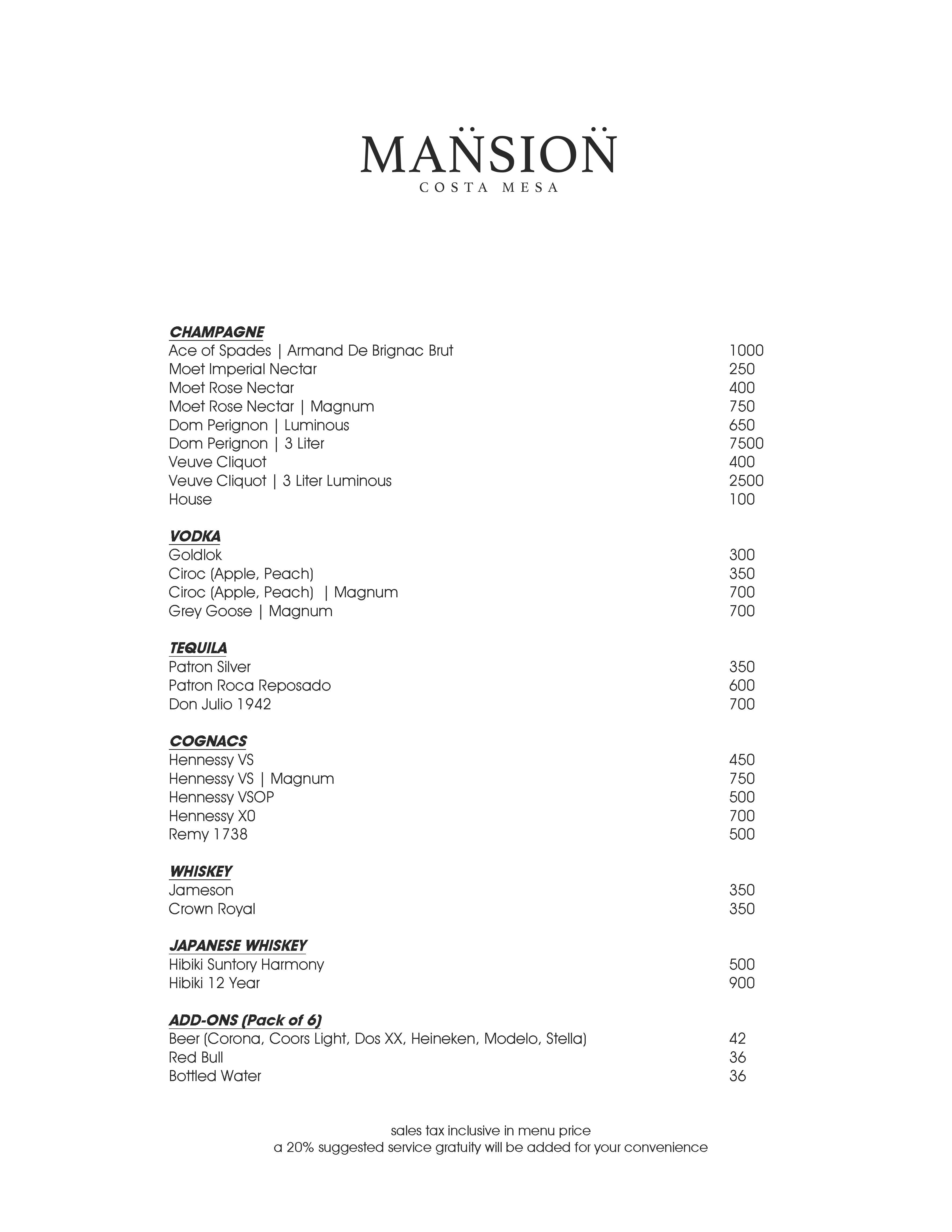 Mansion Costa Mesa Bottle Service - Discotech - The #1 Nightlife App