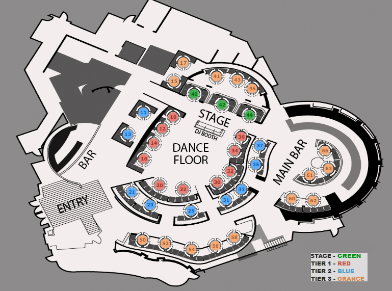 Nightclub Floor Plan Nightclub Business Plan Organizational Plan,